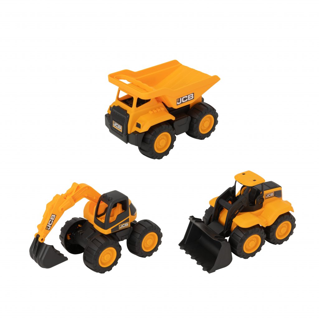 Teamsterz JCB Tough Trucks 3 Pack - JCB Explore