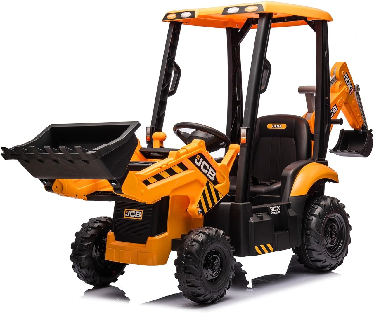 JCB 12V Backhoe Loader Ride-On - JCB Explore